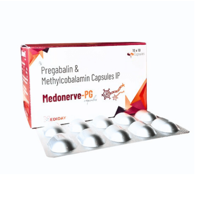 MEDONERVE-PG Capsule - Pregabalin + Methylcobalamin | PCD Pharma ...